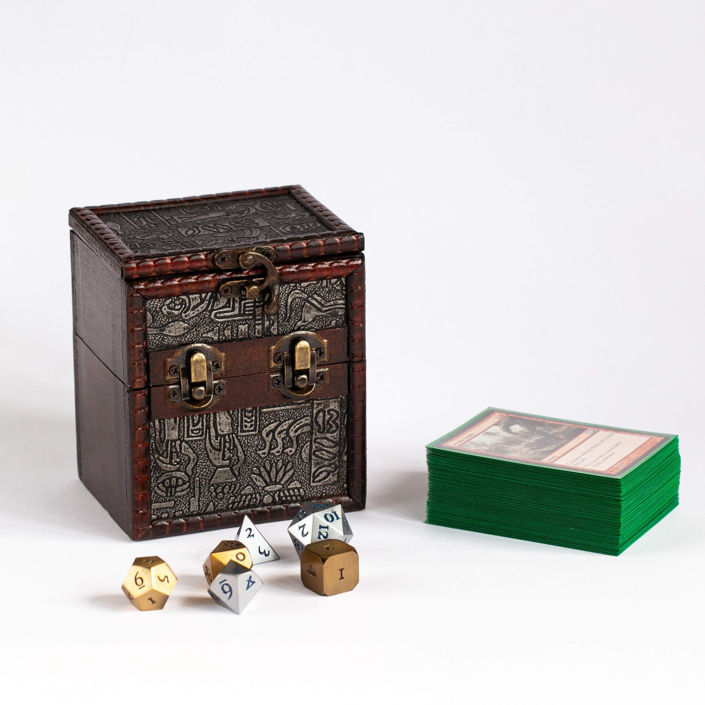 KakapopoTCG Elven Vault (Ancient Egypt) Wood Deck and Counter Box ...