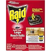 Amazon.com: Raid Double Control Large Roach Baits (8 Count (Pack of 1 ...