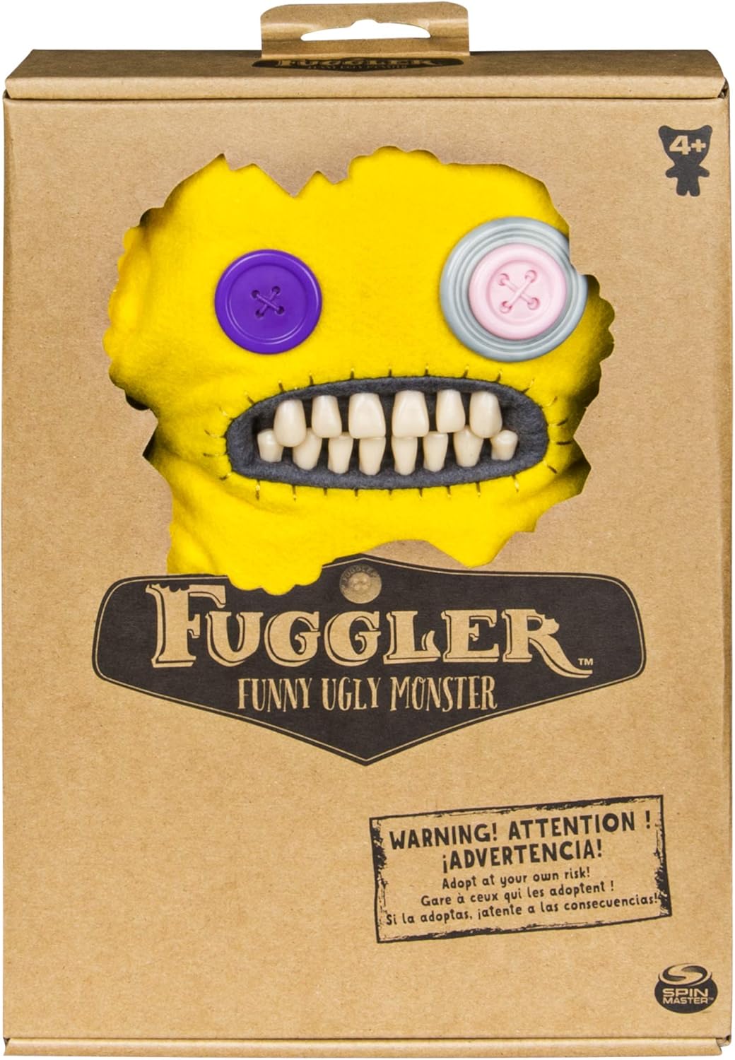 Fuggler – Funny Ugly Monster 9 Inch – Yellow – Grumpy Grumps – BigaMart