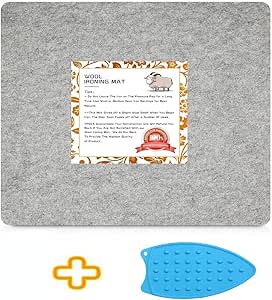 Amazon.com: 13.5" X 17"-Wool Pressing Mat for Quilting-New Zealand Wool ...
