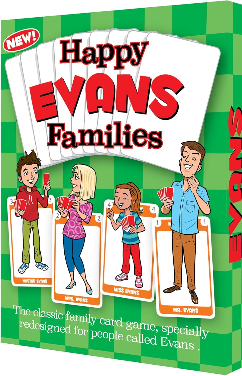 EVANS family edition of the classic family card game HAPPY FAMILIES ...