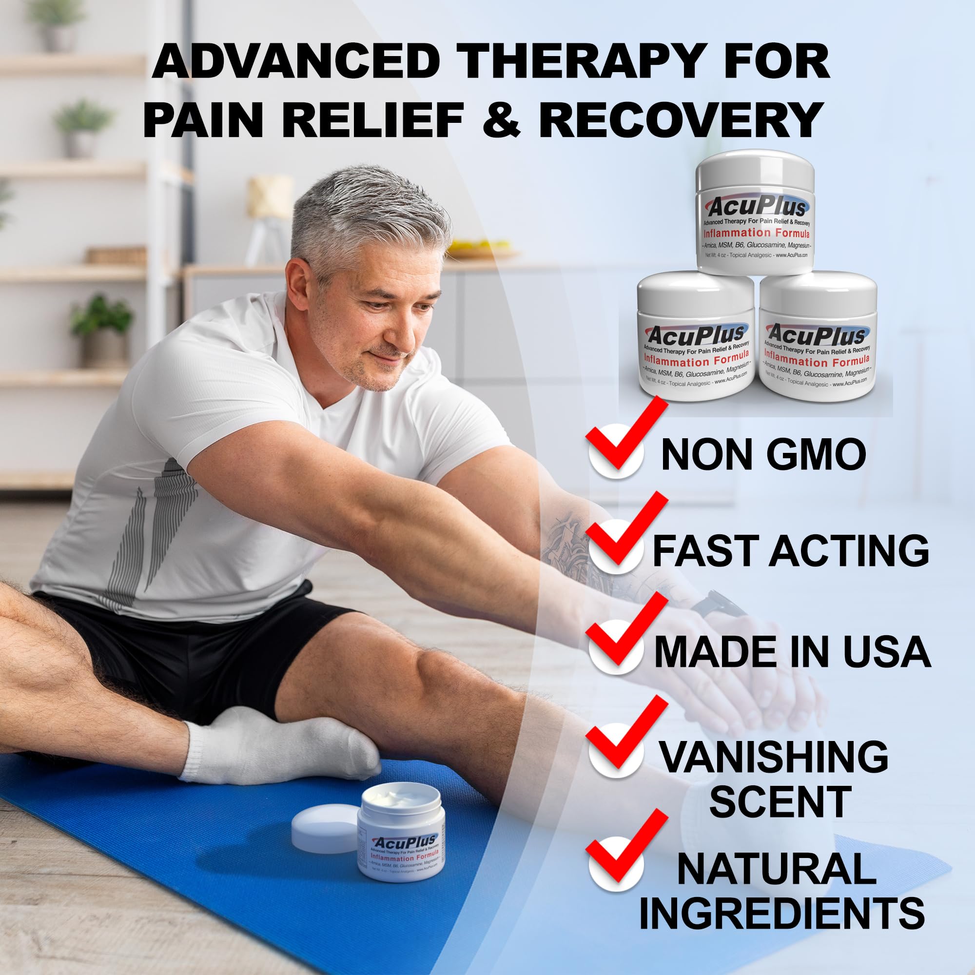 Mua AcuPlus - Advanced Pain Relief Cream - Topical Anti Inflammatory ...