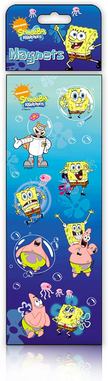 SpongeBob SquarePants - Slimline Fridge Magnets - 19844: Amazon.co.uk ...
