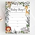 Amazon.com : Moonrise Papery Set of 25 Safari Theme Baby Shower ...