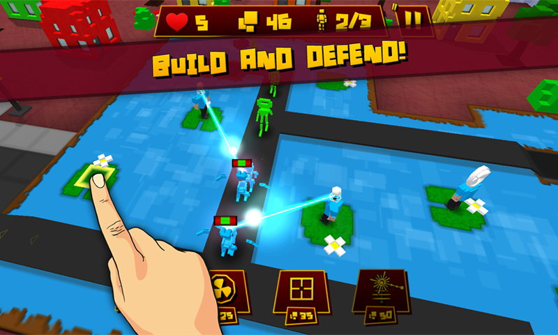 Block Defender - Verteidigung der Pixel Turm:Amazon.de:Appstore for Android
