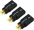 Amazon.com: OliYin 3pcs Male TRX Traxxas to Female Deans Connector ...