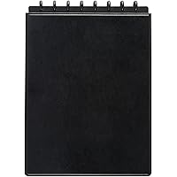 TUL® Top-Bound Discbound Notebook, Letter Size, Leather Cover, 60 ...