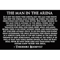 Amazon.com: Theodore Roosevelt Man In The Arena Poster Theodore ...