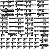 BrickTactical Delta Trooper Blaster Pack DC-15 Weapons for Minifigs ...