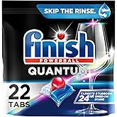 Amazon.com: Finish Quantum Dishwasher Pods, No Pre-Rinse Dishwasher ...