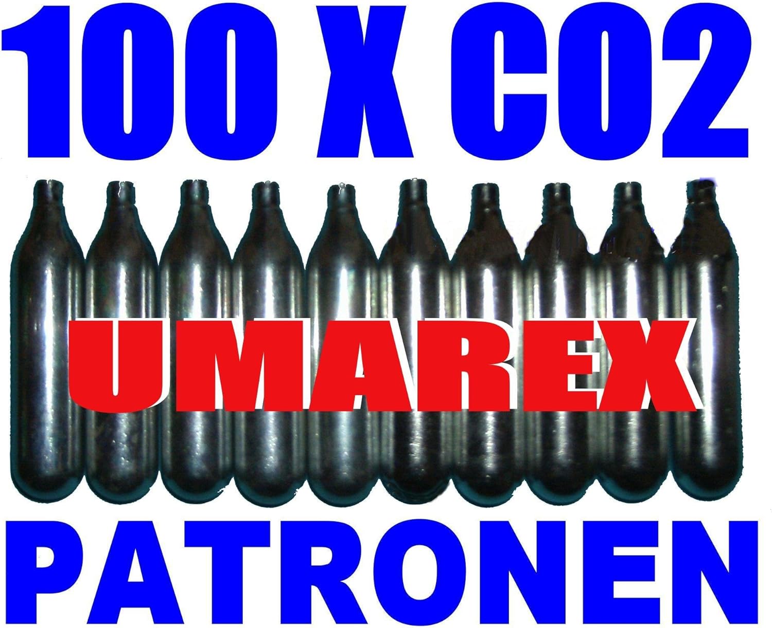 Umarex 100 x 12g Co2 capsules for airsoft, paintball, air guns or air ...