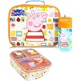 Amazon.com: Peppa Pig Lunch Bag Set (Lunch bag, 430ml BPA Free Bottle ...