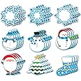 Amazon.com : 36Pcs Christmas Sticky Notes 720 Sheets Winther Snowflake ...