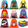 Amazon.com: Paterr 24 Pcs Race Car Party Favor Goodie Bags with ...