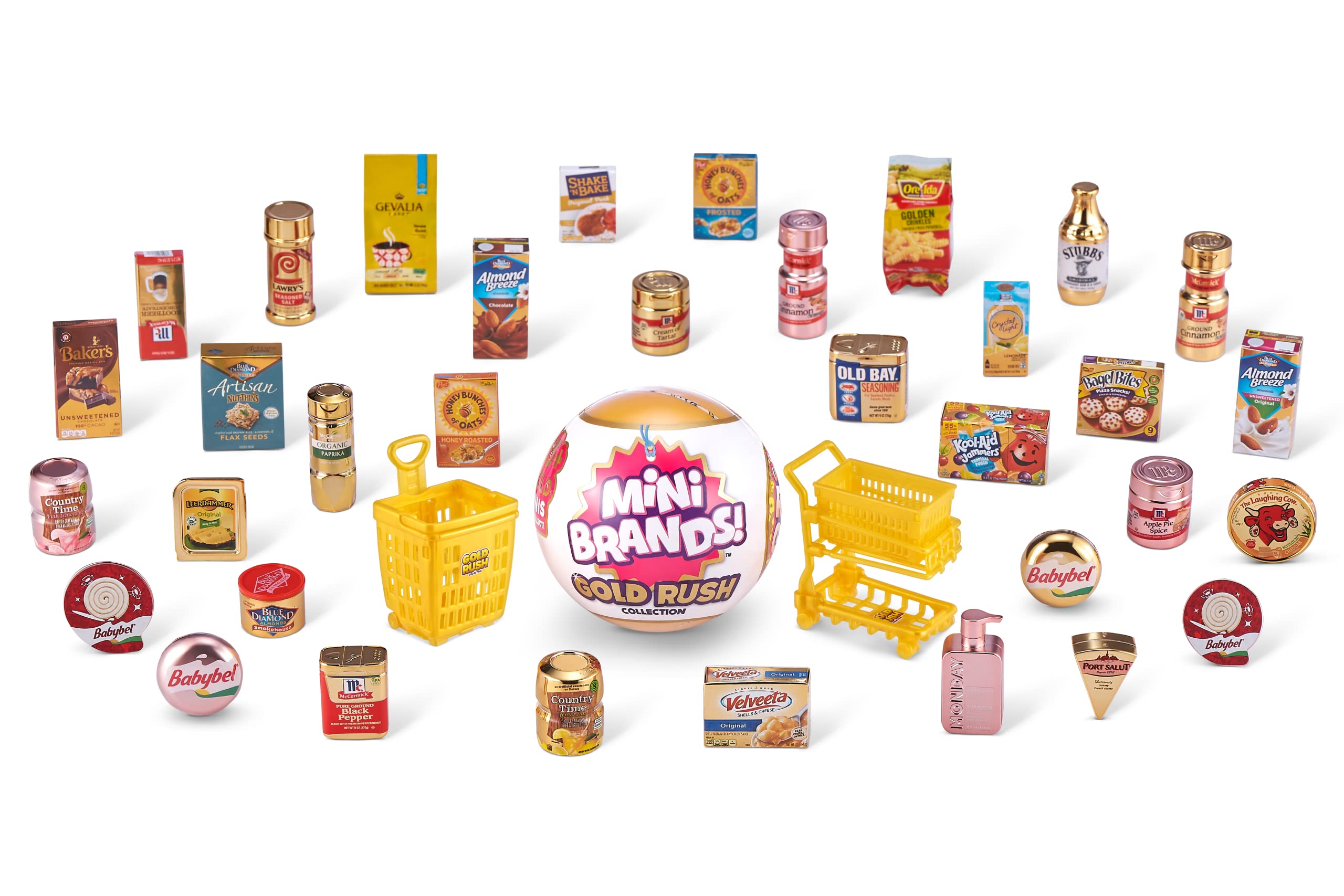 Mua 5 Surprise Mini Brands Gold Rush by ZURU Limited Edition Mystery ...