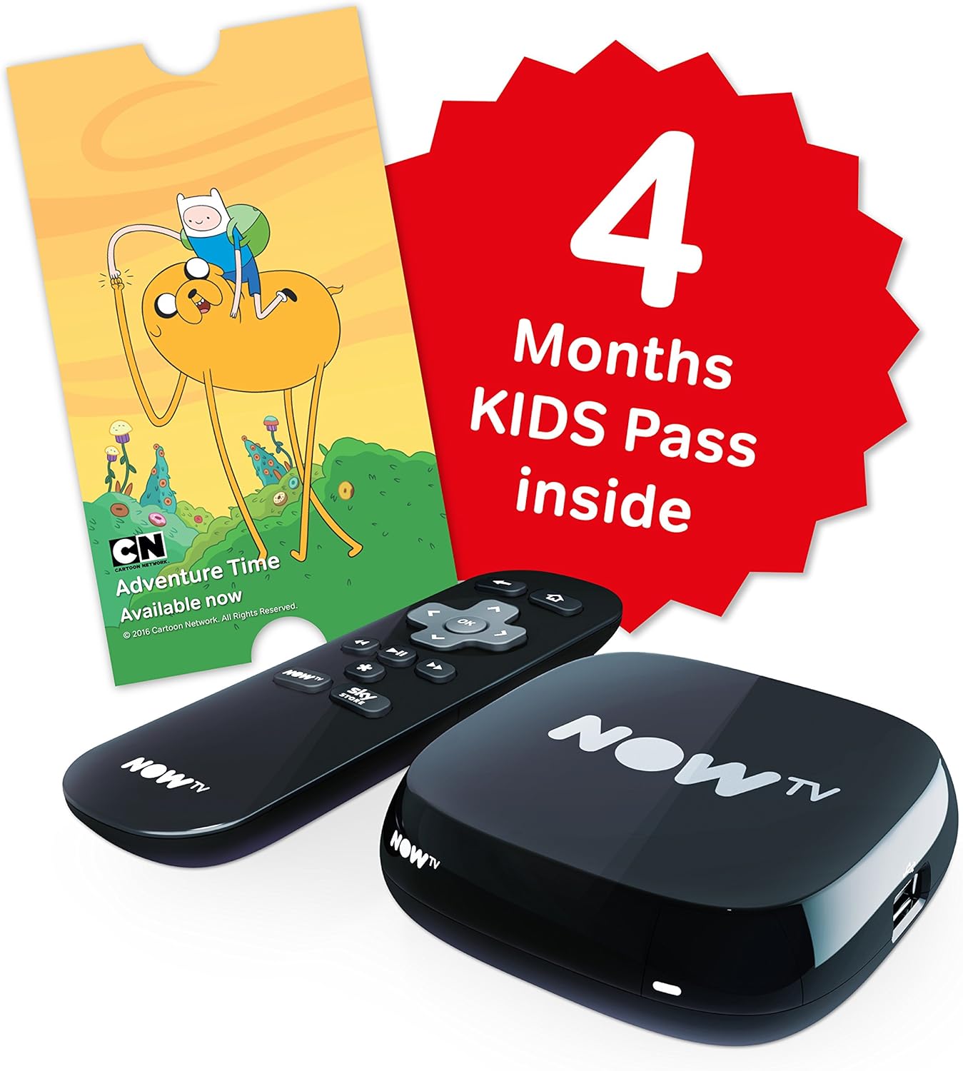 NOW TV Box with 4 Months Kids Pass – BigaMart