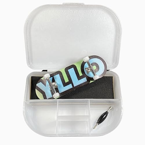 Yllo Big Blue Complete 5 Ply Wood 100mm x 33mm Fingerboard with ...