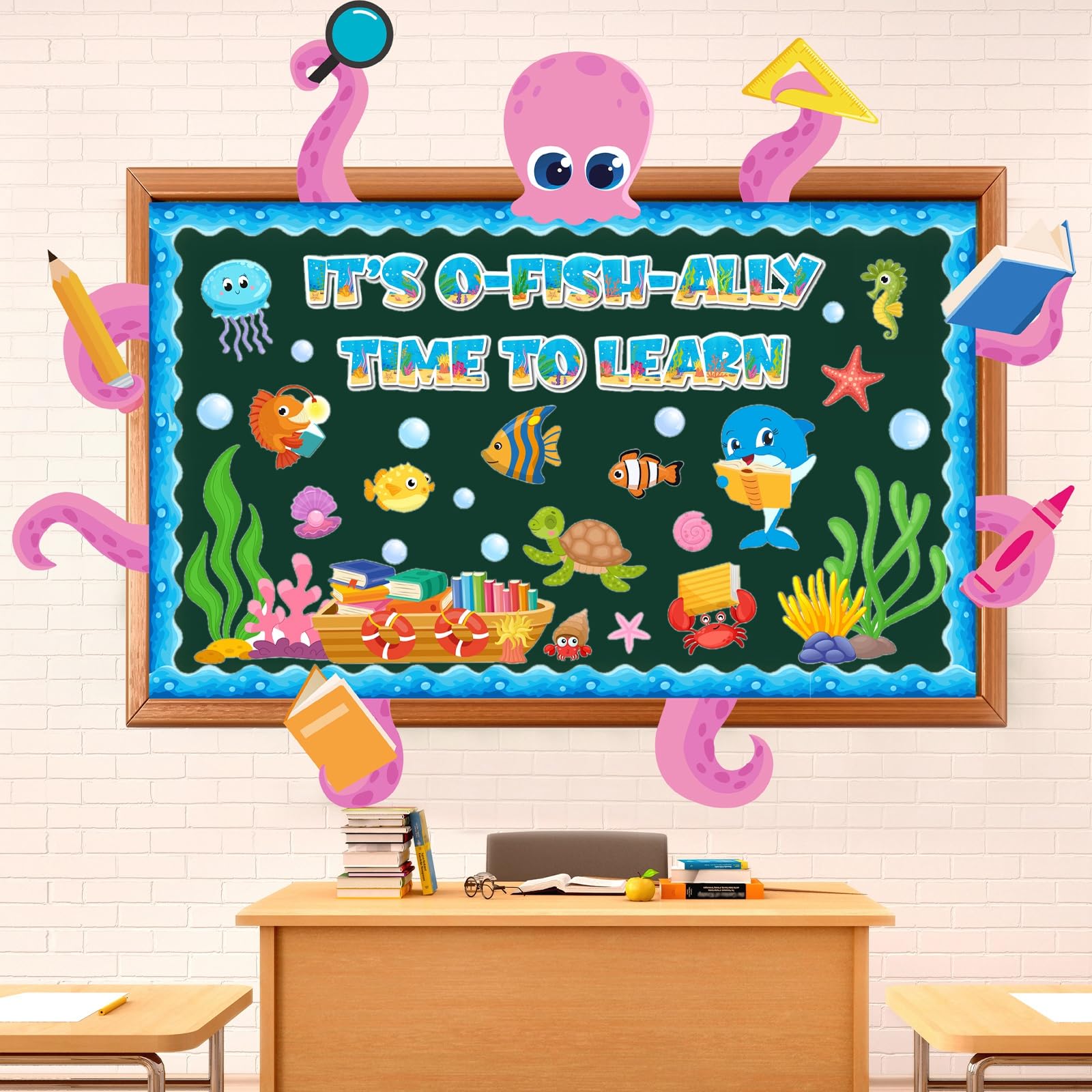 Pajean Ocean Bulletin Board Under The Sea Classroom Decor Sea Animal