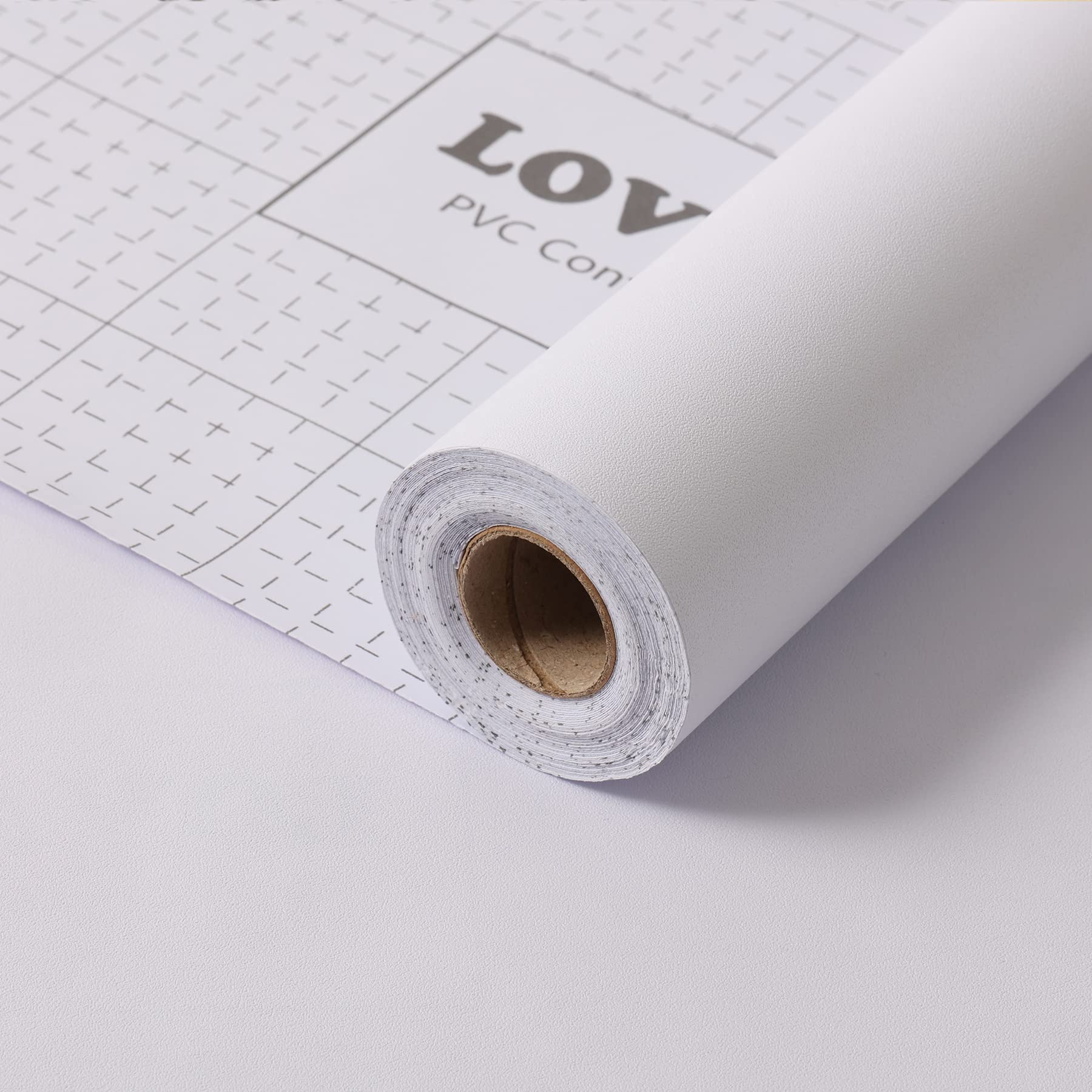 White Contact Paper - 15.7 x 300 Inch Peel and Stick Wallpaper, Matte ...