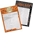 Amazon.com: DISTINCTIVS Halloween Party Games (Word Scramble & Candy ...
