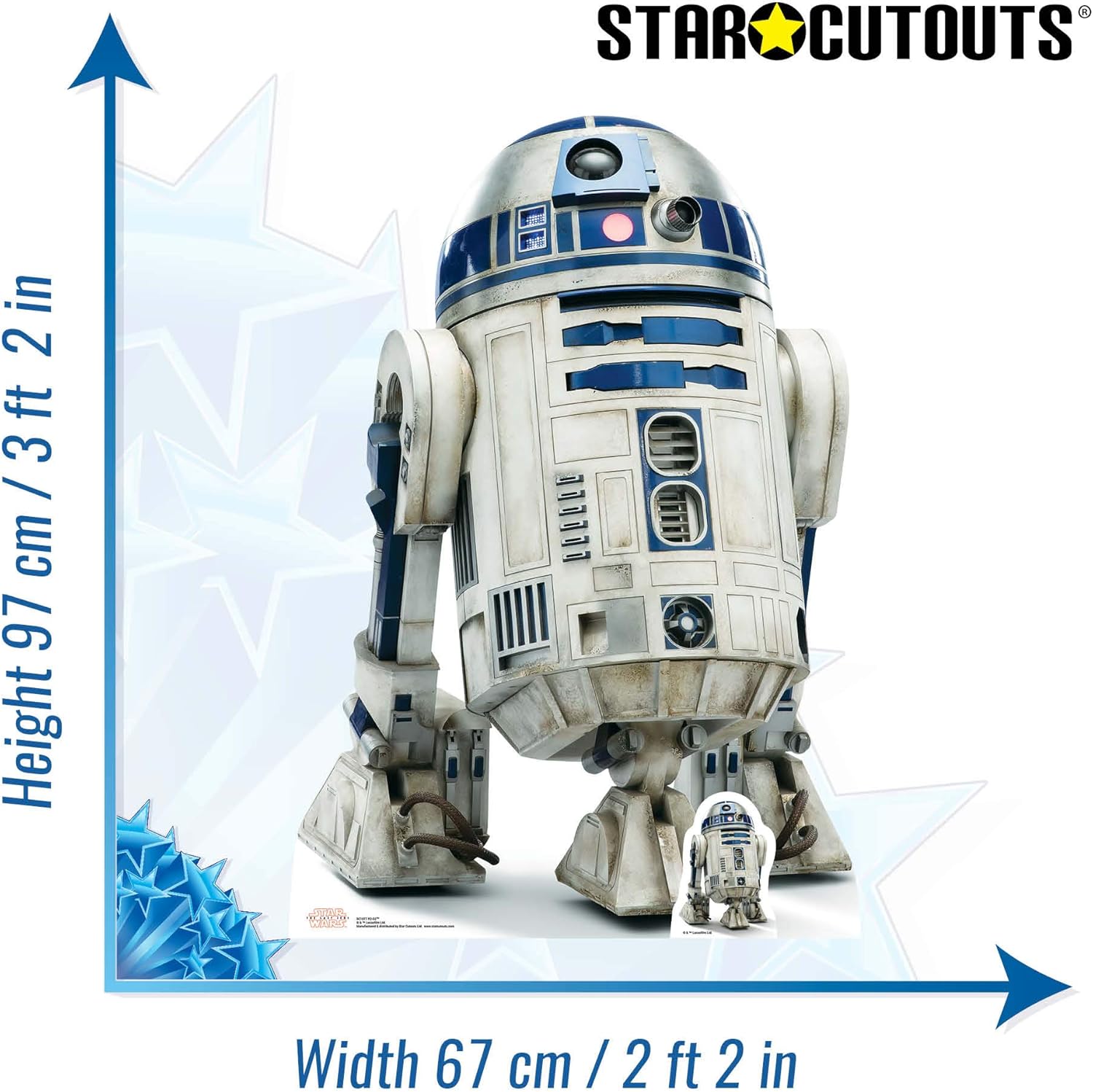R2-D2 (The Last Jedi) Lifesize Cardboard Cut Out – BigaMart