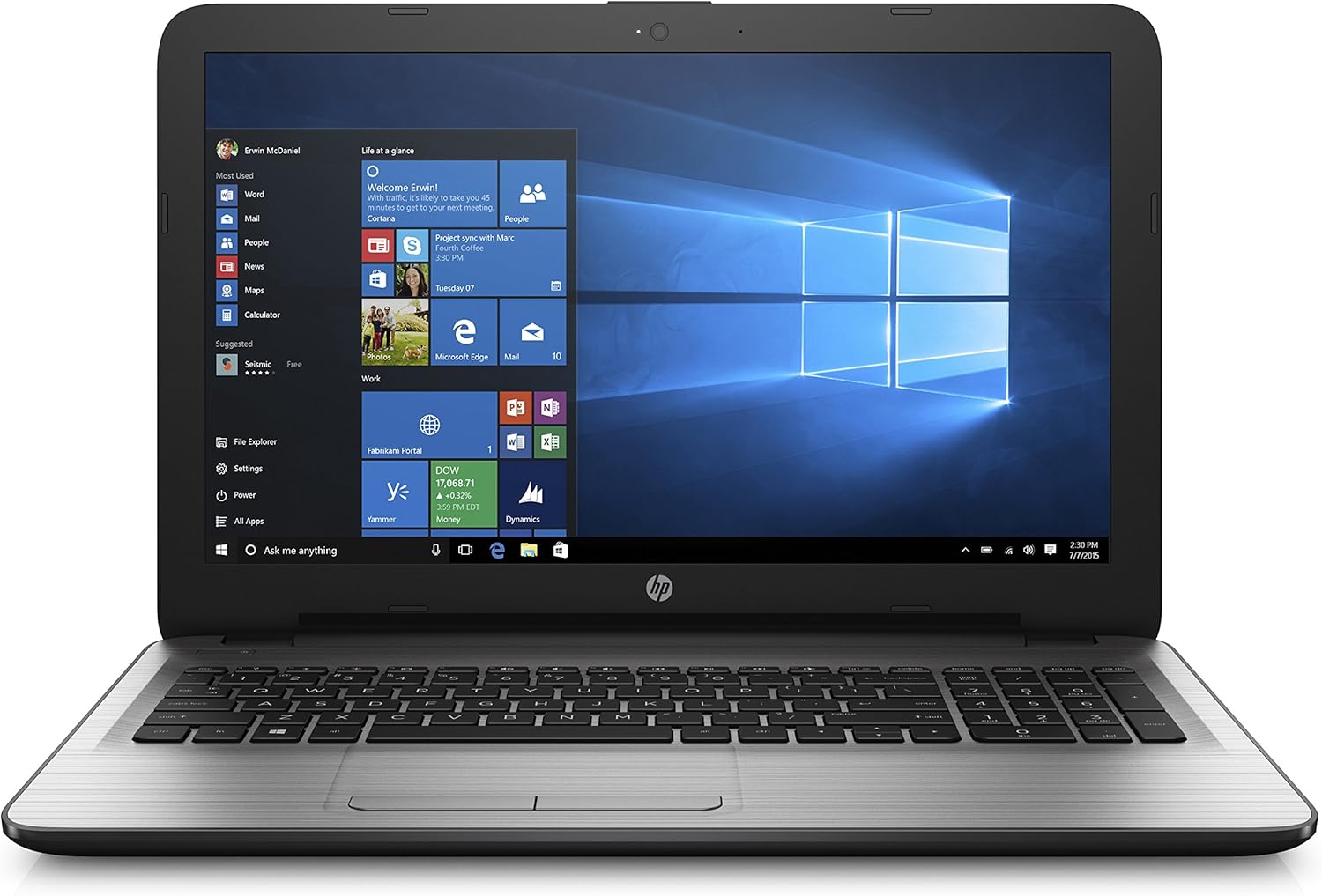 HP 250 G5 Notebook, CPU Intel Core i5-7200U, 4 GB RAM, HDD da 500 GB ...