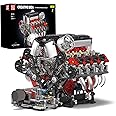 Mould King V8 Engine Building Blocks Sets, V8 Engine Model Kit That ...