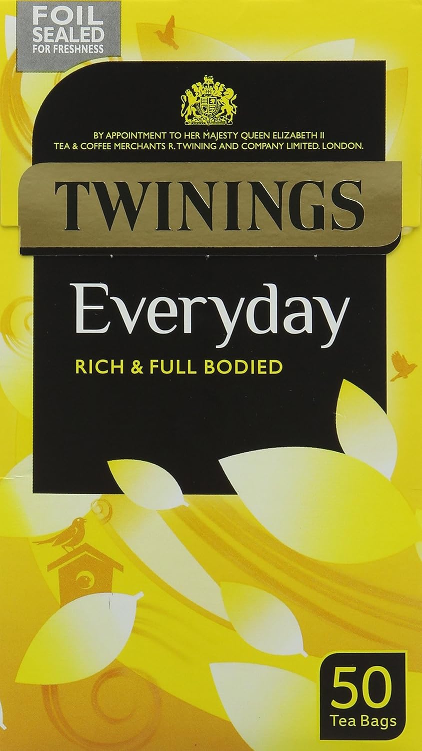 Twinings Everyday Tea 50 (Pack of 4, total 200 Tea Bags): Amazon.co.uk ...
