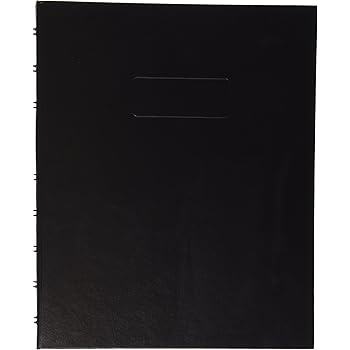 Blueline NotePro Notebook 9.25x7.25-Inch 192 Pages, Black (A9C.81 ...