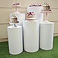 Amazon.com: VLOJELRY 5Pcs Round Cylinder Pedestal Stands for Party ...