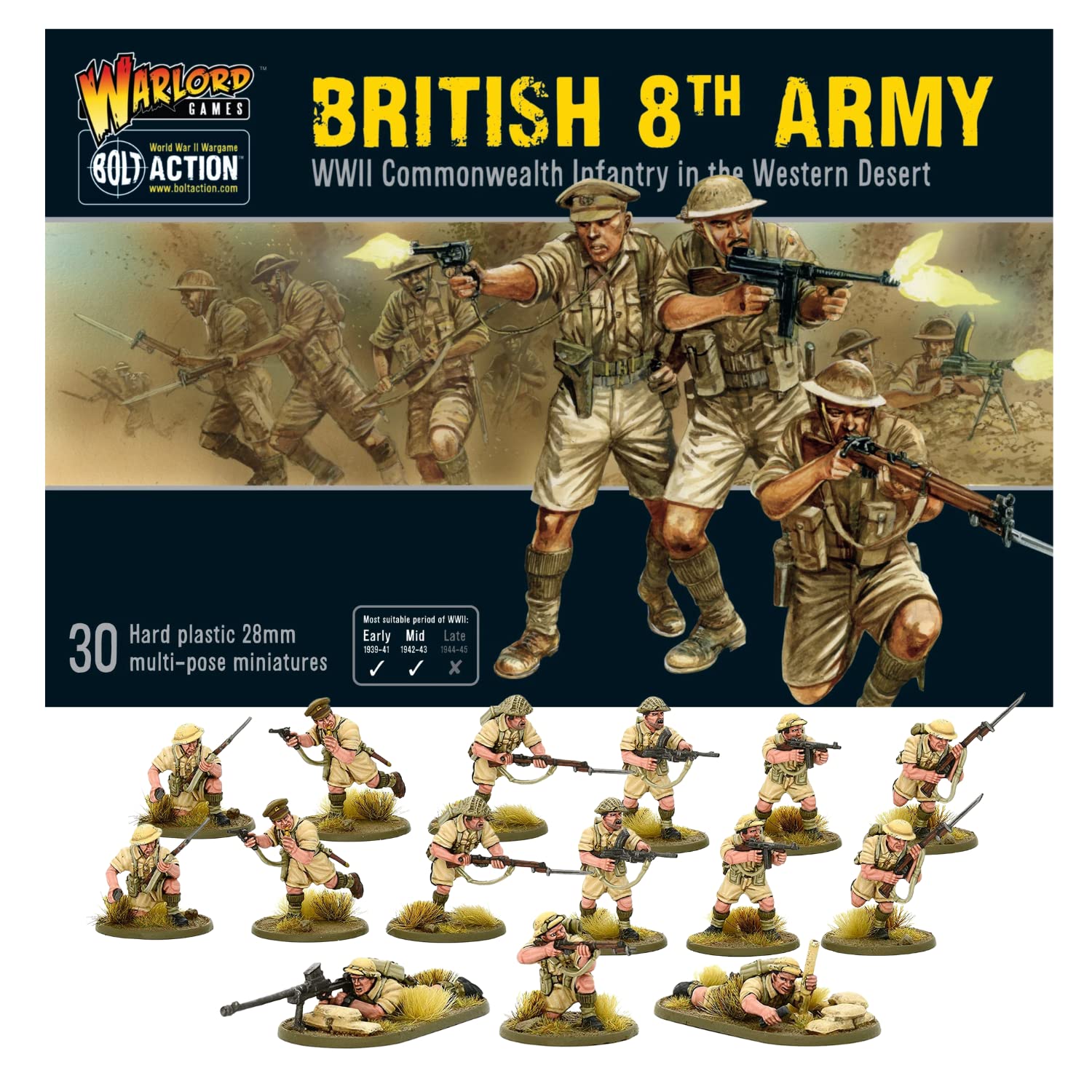Mua Wargames Delivered Bolt Action British 8th Army Set with a Digital ...