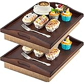 Amazon.com - Tioncy Bamboo Lap Tray with Detachable Pillow 16.9'' x 13 ...