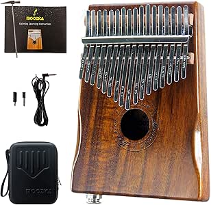 Moozica 17-Key EQ Kalimba, Electric Kalimba Thumb Piano Marimba With ...