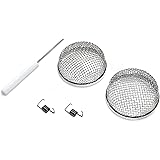 Raven R1508 PVC Termination Vent with 304 Stainless Steel Screen, 2 ...