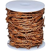 Amazon.com: Artificial Barbed Wire Ribbon Trim Real Leather Cord for ...