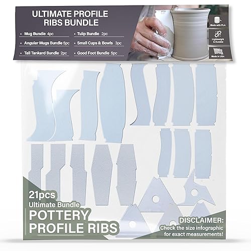 OUTPOST POTTERY Profile Ribs - Precision Pottery Rib Tools Made W ...