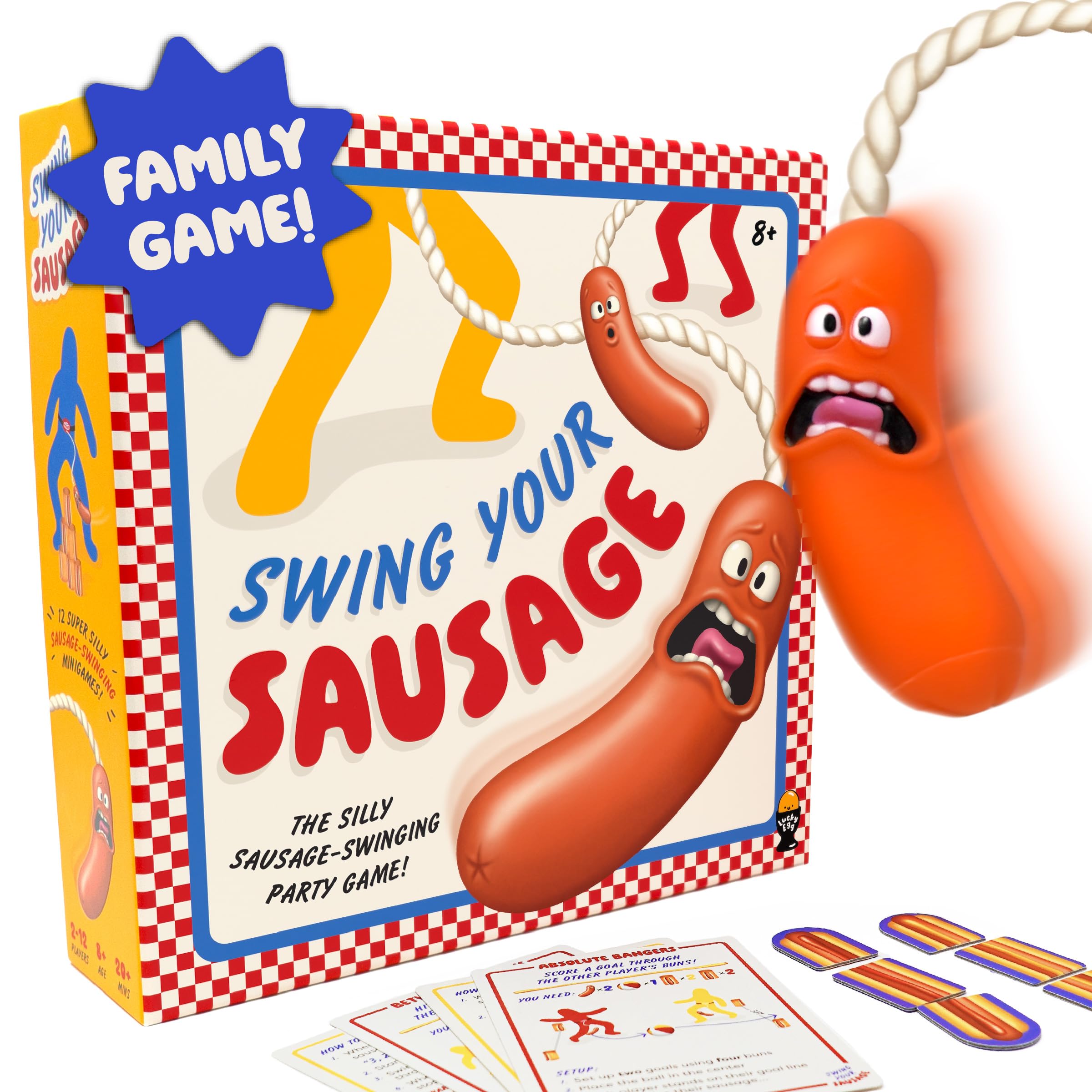 Lucky Egg Swing Your Sausage Fun Family Party Games For Groups Lucky Egg Swing Your Sausage Fun Family Party Games For Groups