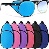 Amazon.com: 6 Pieces Silk Eye Patch for Adults Kids Glasses to Cover ...