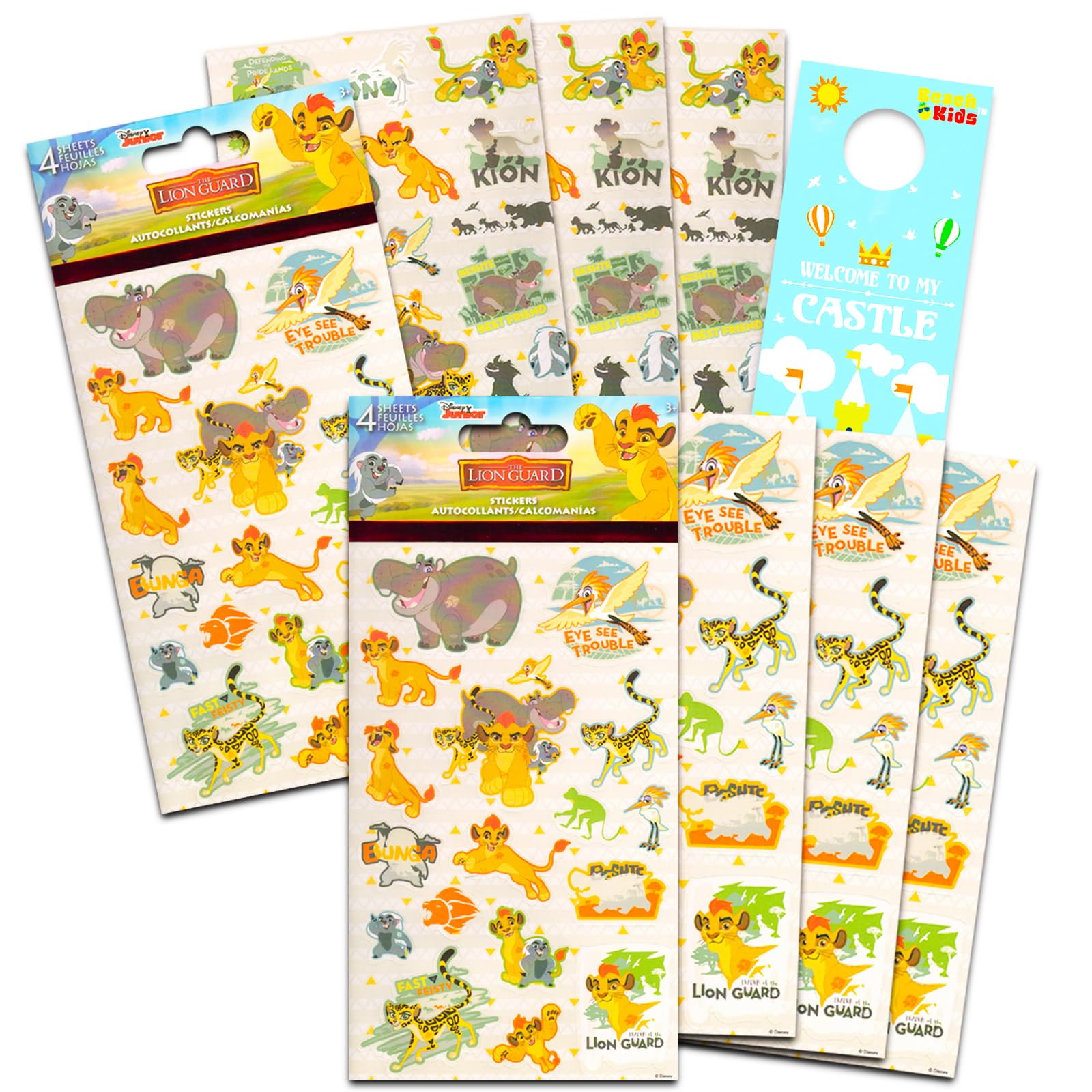 Lion Guard Stickers for Kids - Bundle with 120+ Lion Guard Stickers ...