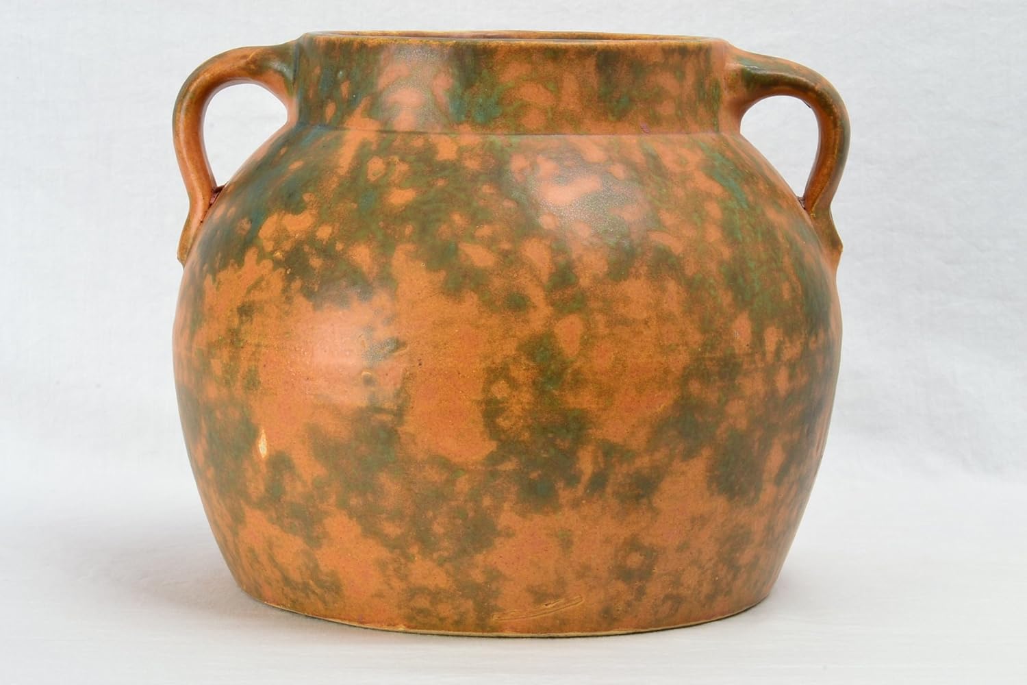 Amazon.com: Burley Winter Pottery 4qt Jar Matt Orange Green, 1925: Home ...