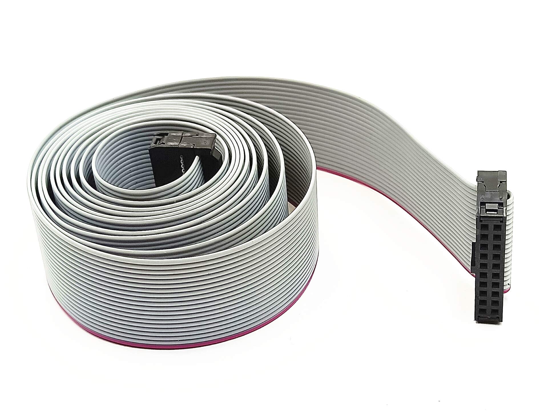 BLS 2.54mm Pitch IDC 20-Pin F/F Connector Extension Flat Ribbon Cable ...