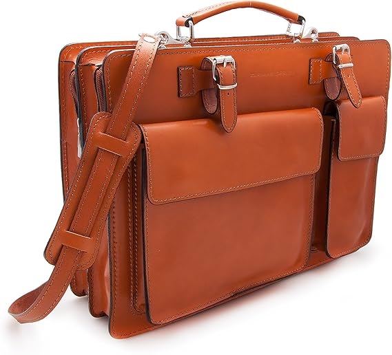 Zerimar Bolso Mensajero Piel | Messenger Bag | Bolso Bandolera Cuero | Satchel Bag | Satchel ...