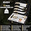GVDV Hunting Knife Set - 15 Pieces Field Dressing Kit, Portable Deer ...