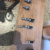 WOWOSS 8Pcs Wood Plug Tenon Drill Bit Cutter 6mm/ 10mm/ 13mm/ 16mm ...