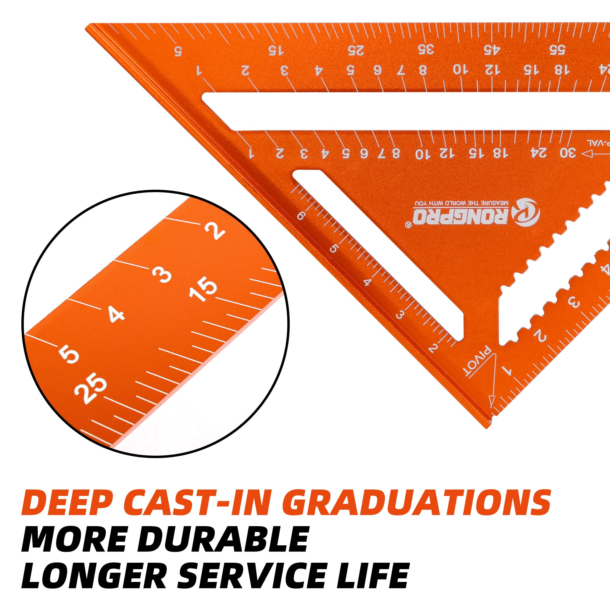 Mua 12 Inch Rafter Square, Carpenter Measuring Layout Tool, Aluminum ...