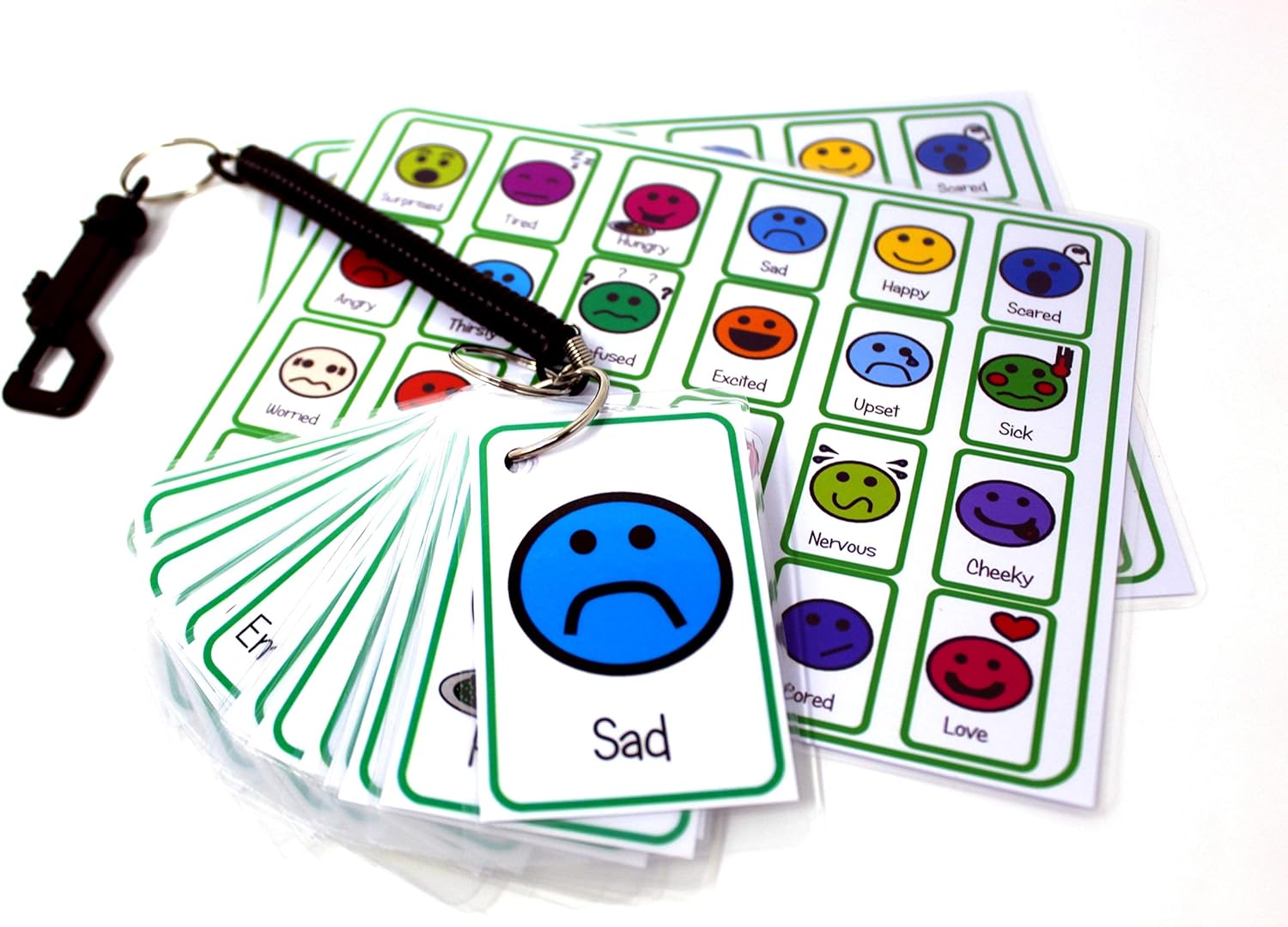 kids2learn Feelings and Emotions Flash Card Pack - Special Needs Autism ...