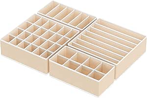 Amazon.com: SimpleHouseware Closet Underwear Organizer Drawer Divider 4 ...
