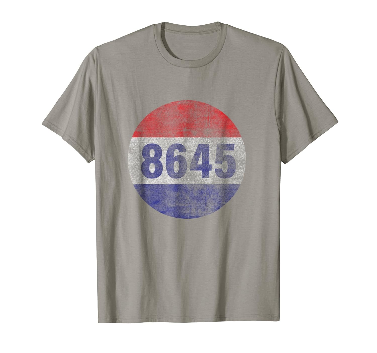 Large 8645 Impeach 45 86 Him Patriotic Button T-Shirt-ln – Lntee