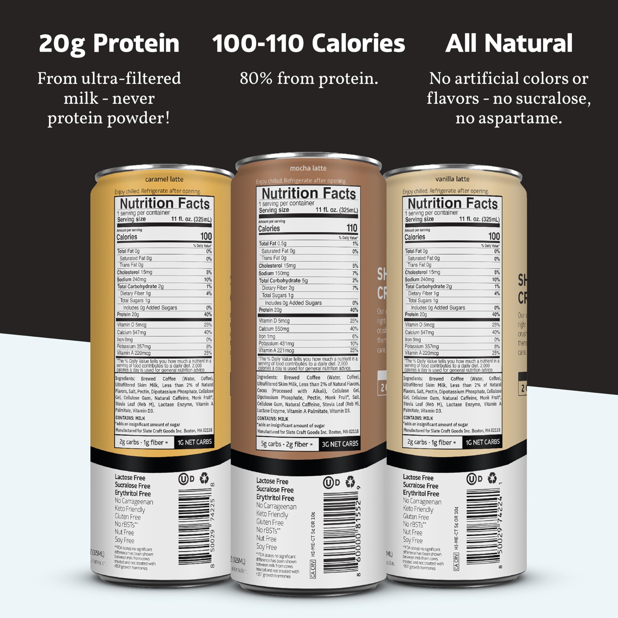Mua Slate Milk - High Protein Iced Coffee - Energy Variety Pack ...