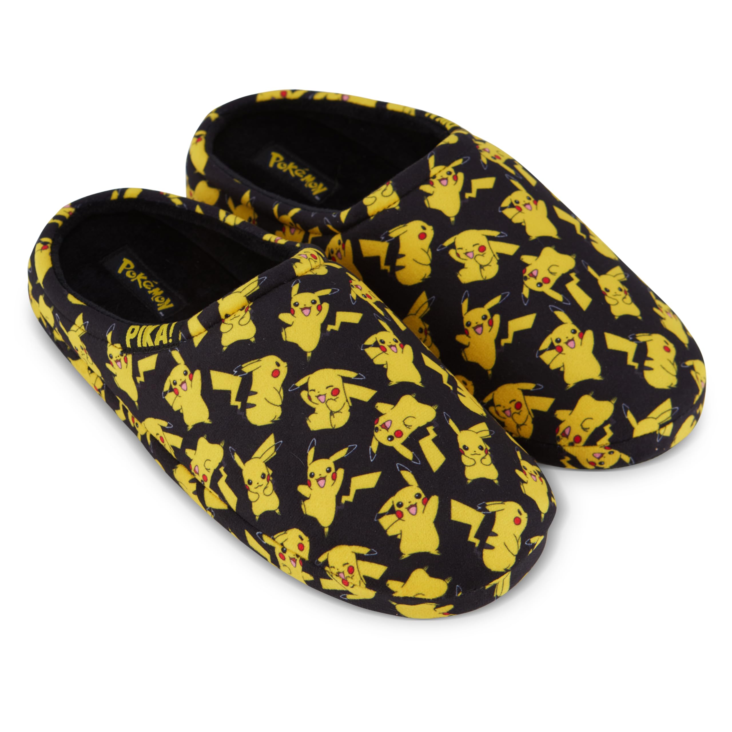 Pokemon Men's Pikachu Clog Slippers - Classic Slip On Soft House ...